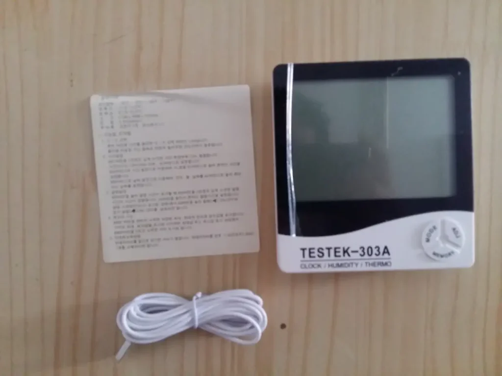 디지털 온습도계 Testek-303A 사용 방법과 후기